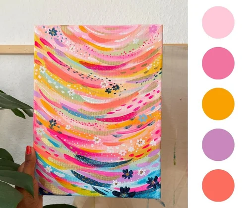 Vibrant Summer Color Palettes for Acrylic Painting — EttaVee