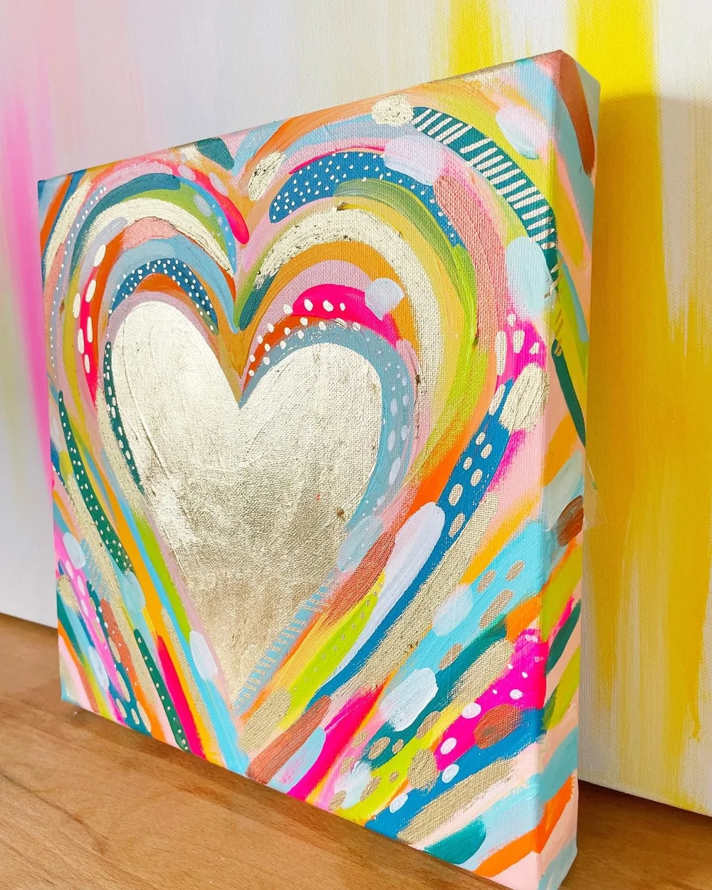 How and When to Paint the Edges of an Acrylic Painting — EttaVee