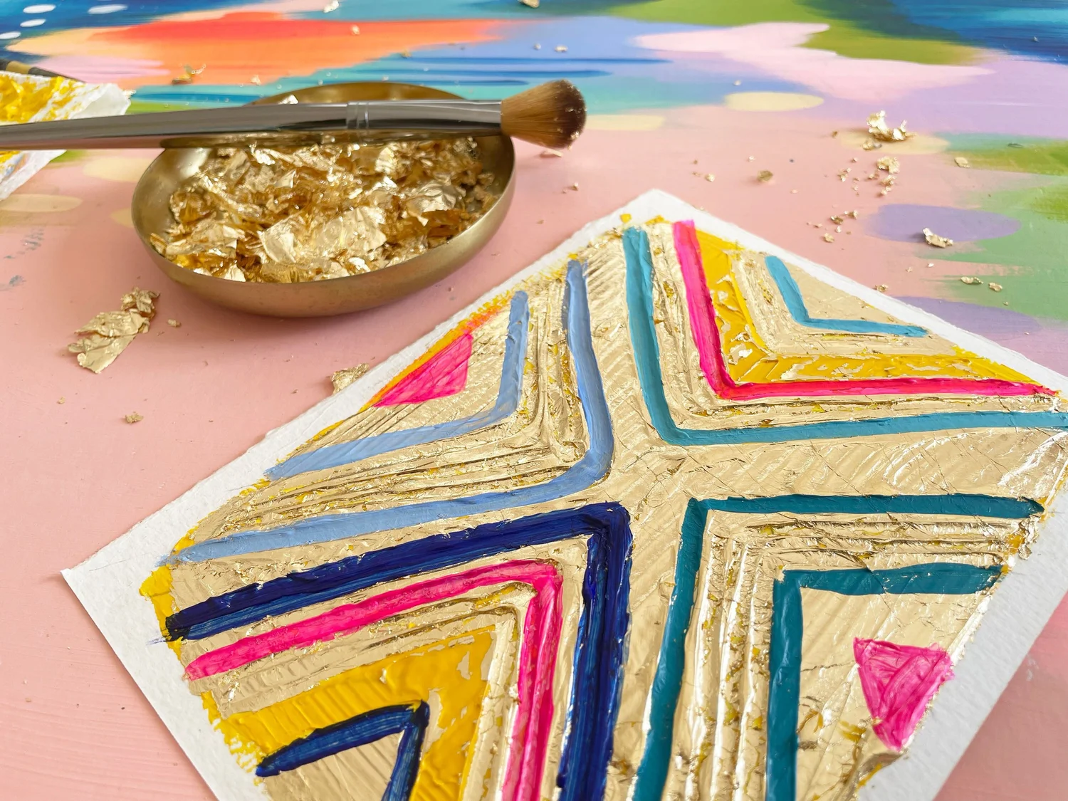 How to Create Textured Art with Acrylic Paint — EttaVee