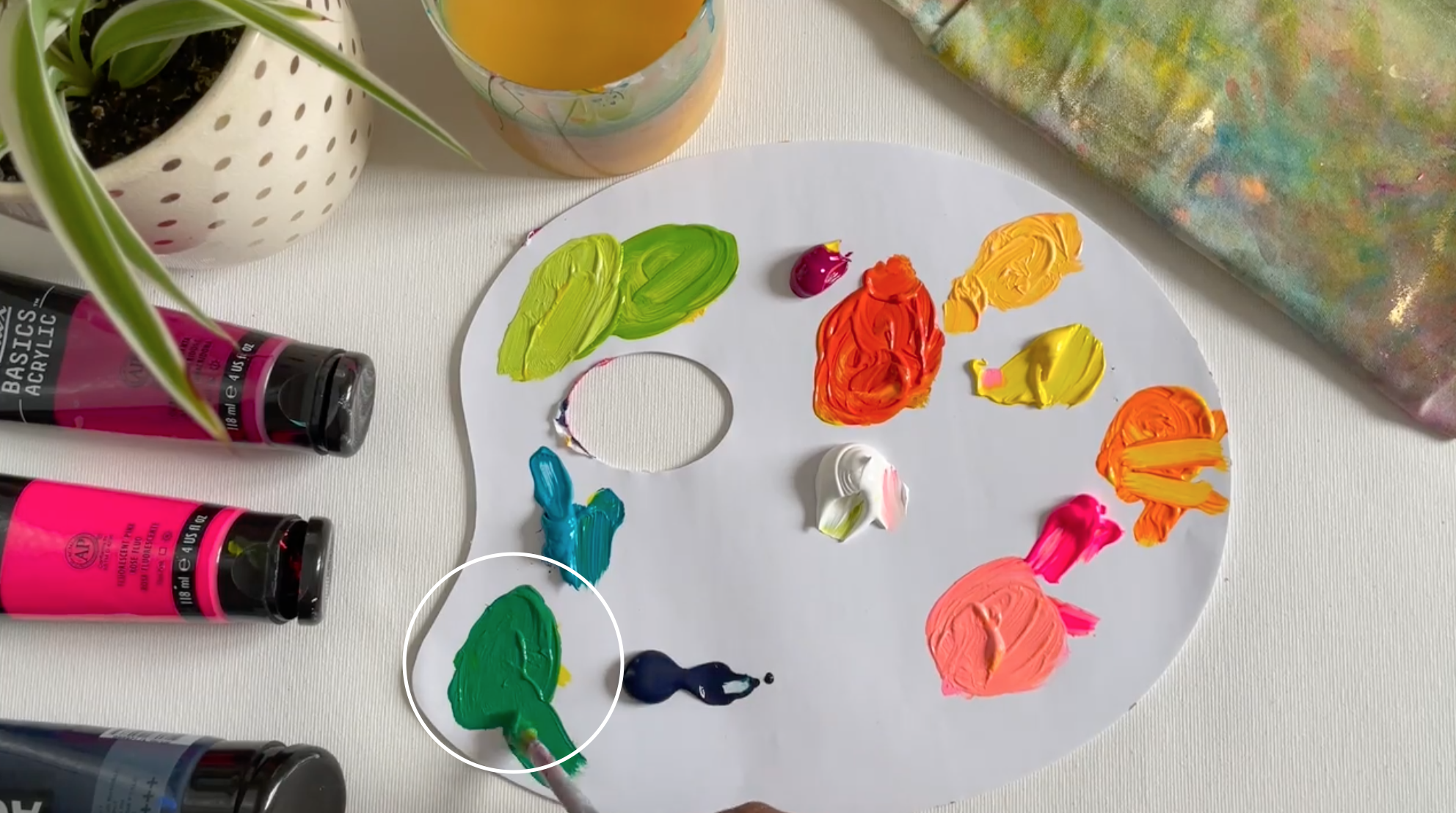 Vibrant Color Mixing with Acrylic Paint — EttaVee
