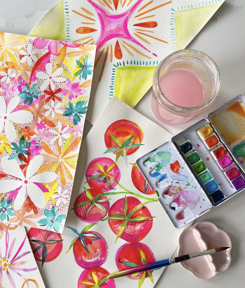 Tips for Expressive, Abstract Watercolor Painting — EttaVee