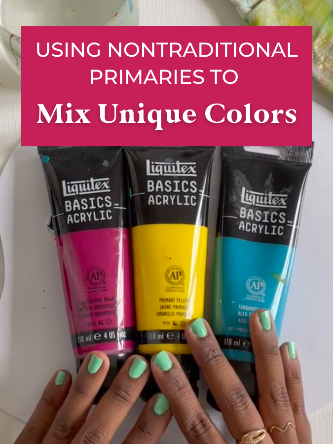 Acrylic Paint Color Mixing: Using Nontraditional Primaries to Mix ...