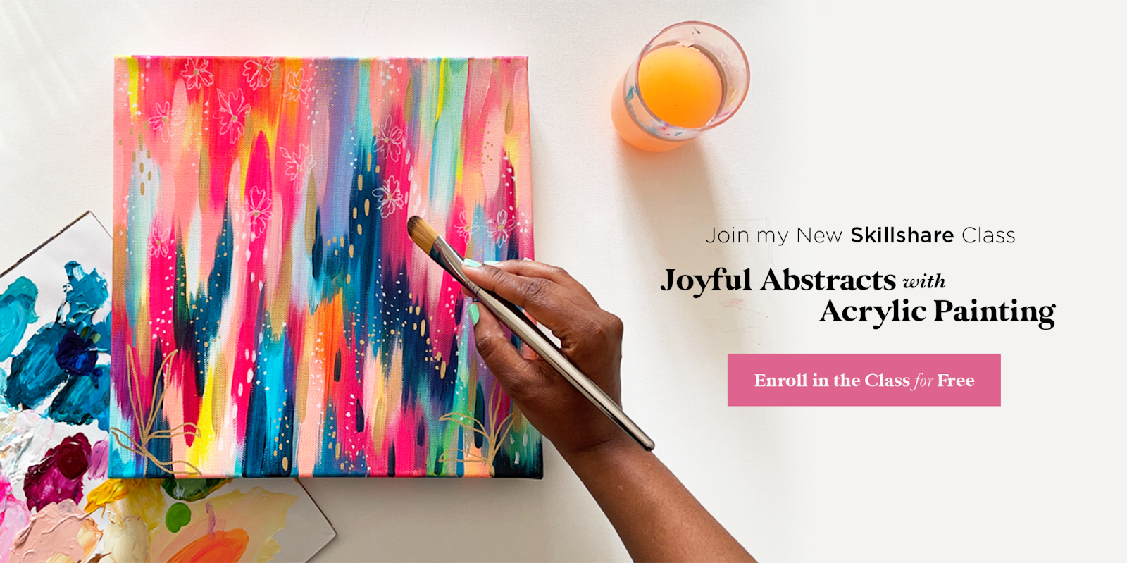 Brushstroke Techniques for Abstract Acrylic Painting — EttaVee
