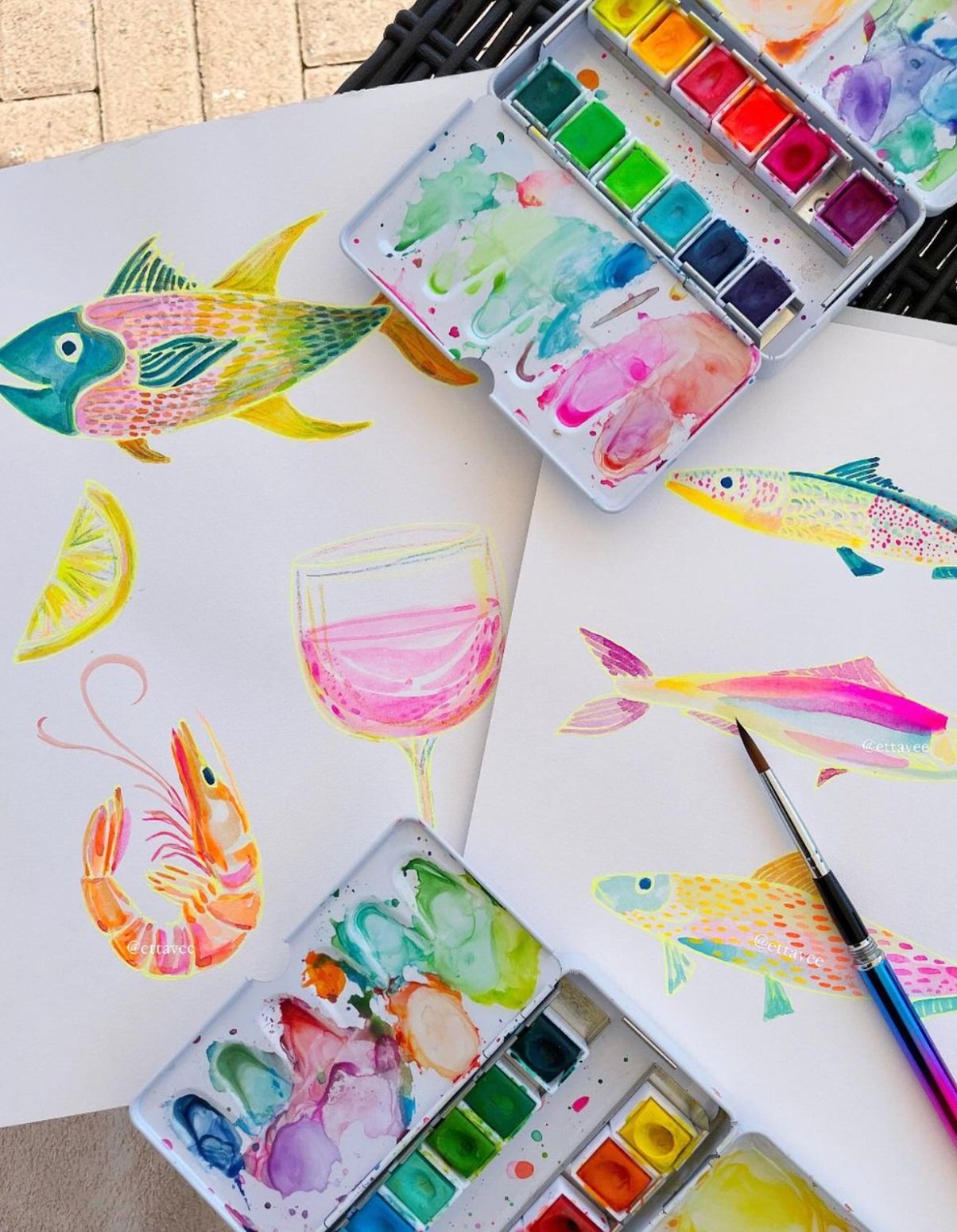 Tips for Expressive, Abstract Watercolor Painting — EttaVee