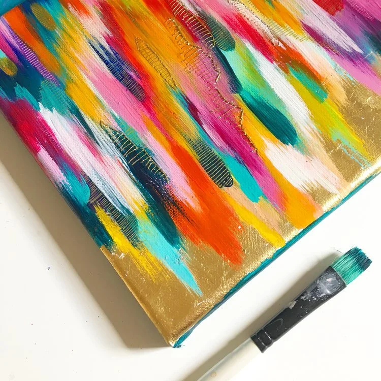The Only 6 Colors You Need for Colorful Abstract Painting — EttaVee