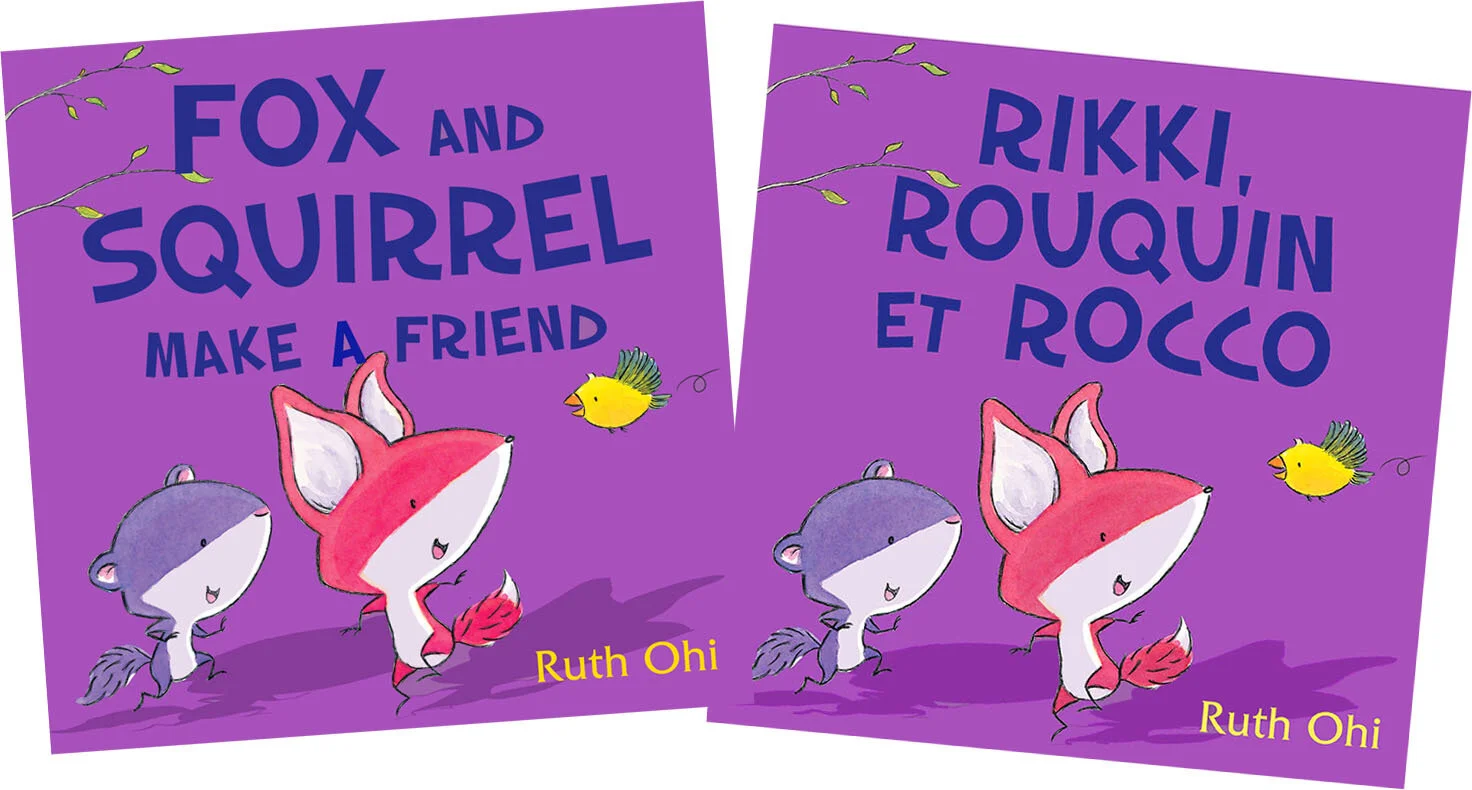 Fox and Squirrel Make a Friend — www.RuthOhi.com