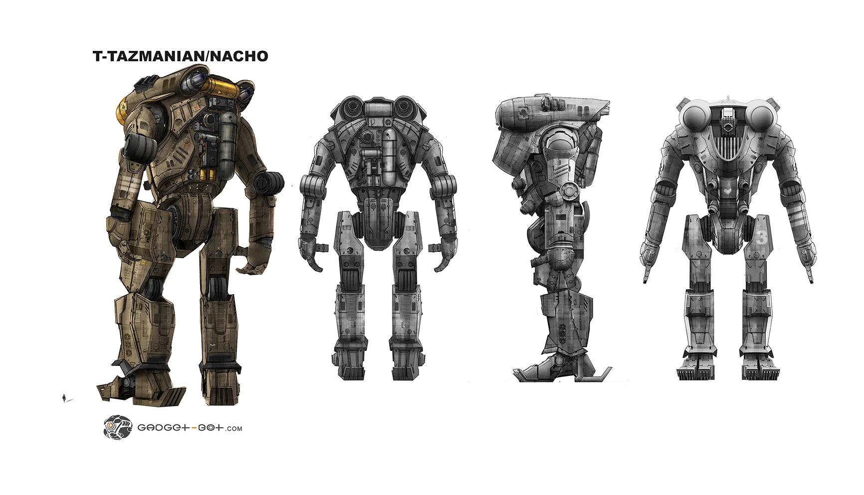 Pacific Rim Jaeger Concept Art