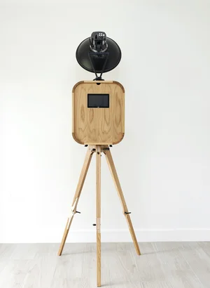 Vintage Wooden Retro Photo Booth Hire - Rustic Style Photo Booth