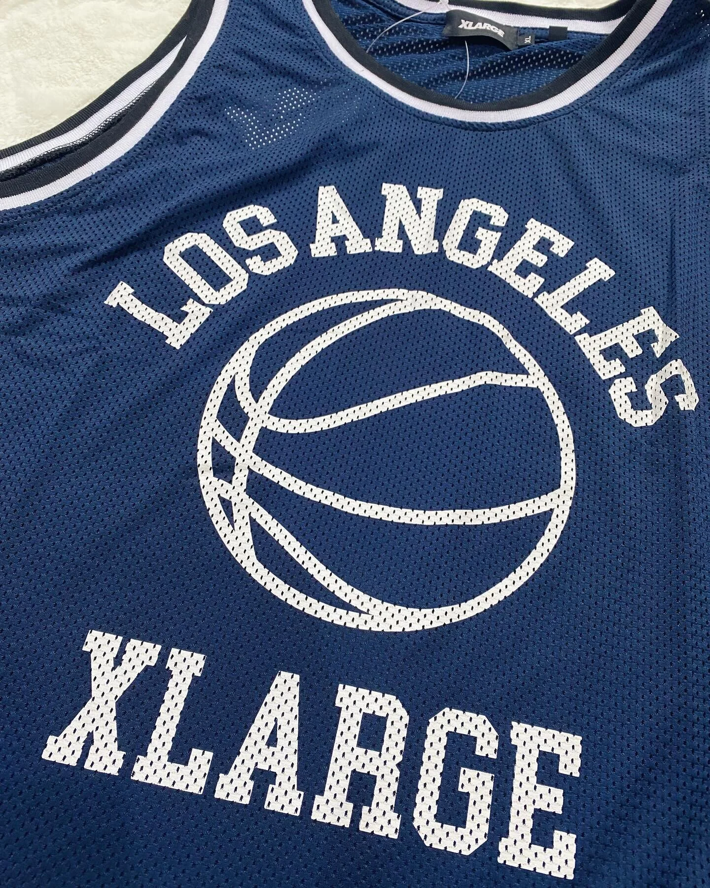 ·ONE·JAM·TART· STORE XLARGE® JAPAN NYLON STANDARD LOGO SHORTS | OLIVE, BLUE