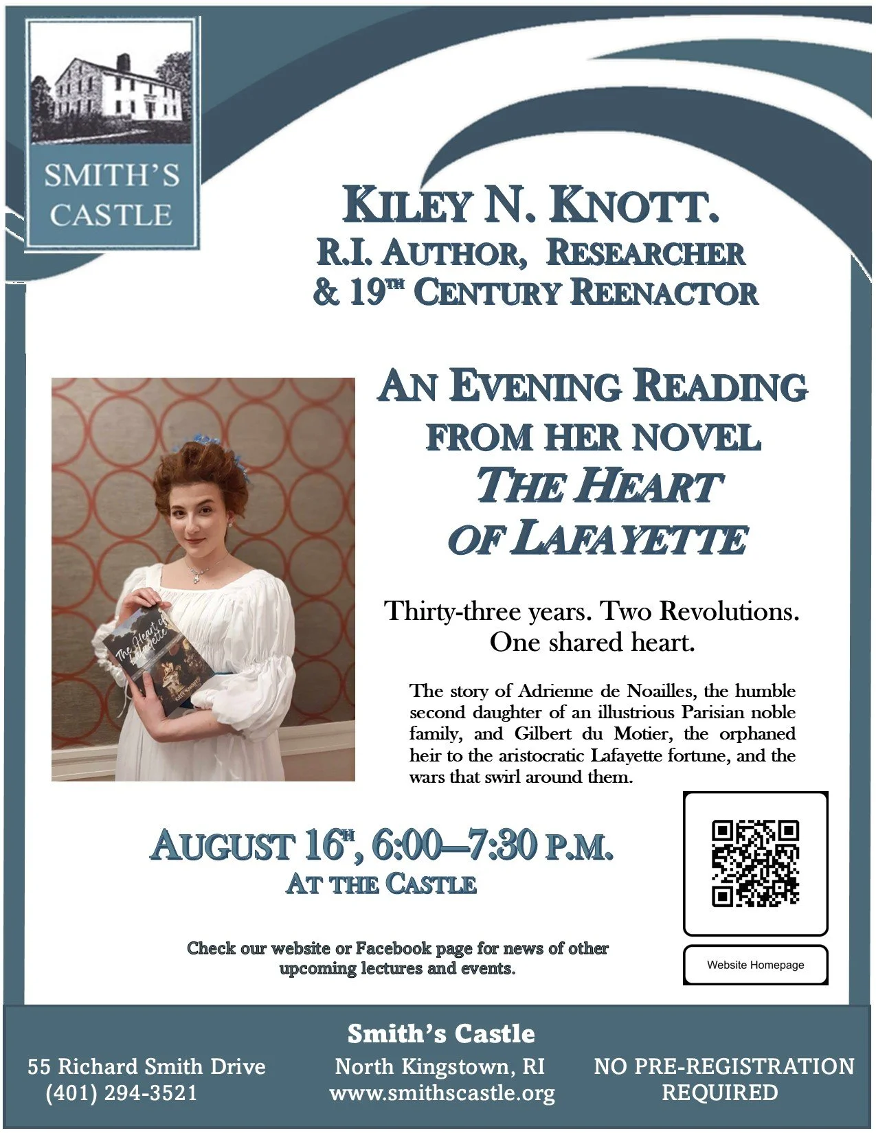 Upcoming Events (List Form) — Smith's Castle