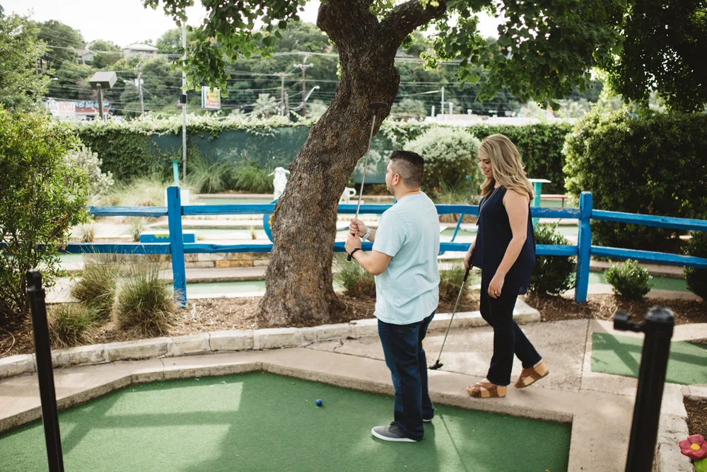 Peter Pan Mini Golf Engagement — Amy Dang Photography