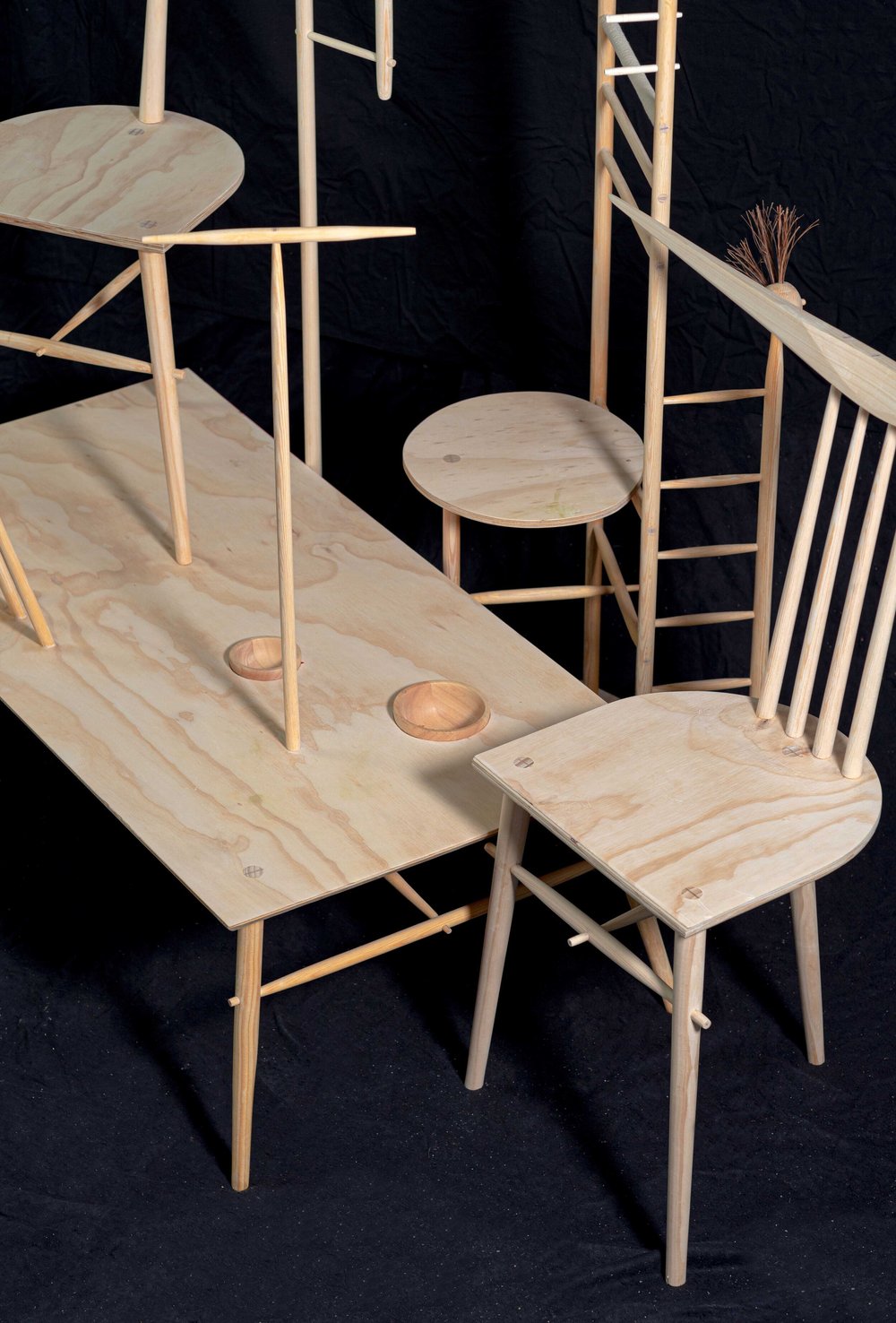 Furniture for a Human and a Parrot — Studio Ossidiana