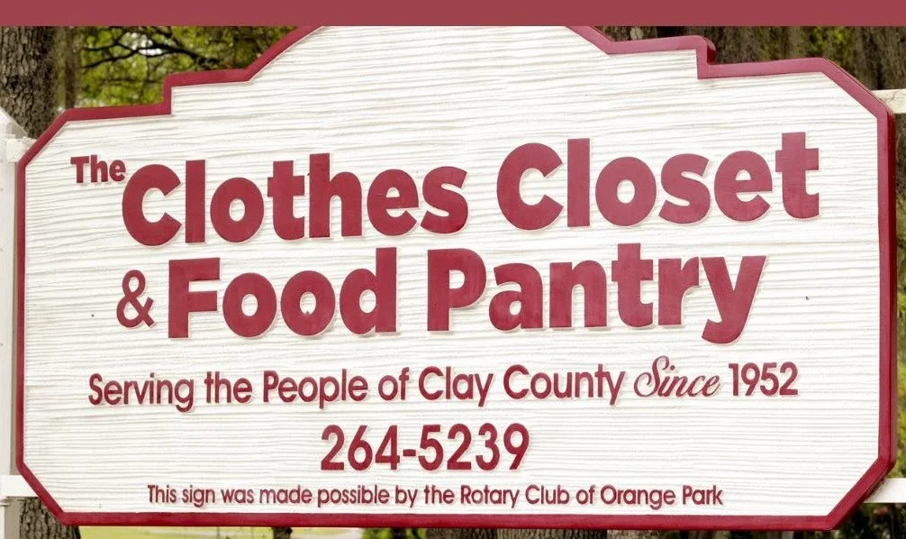 THE CLOTHES CLOSET AND FOOD PANTRY