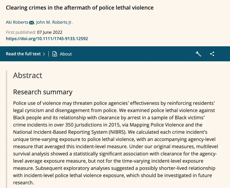 Mapping Police Violence