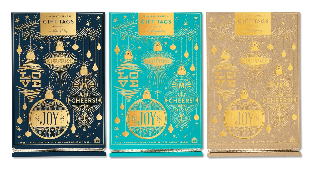 Holiday Punch Gift Tags — CatCoq