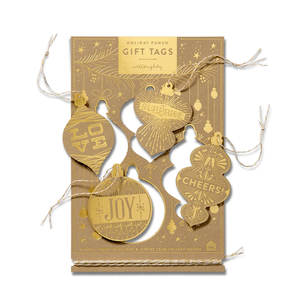 Holiday Punch Gift Tags — CatCoq