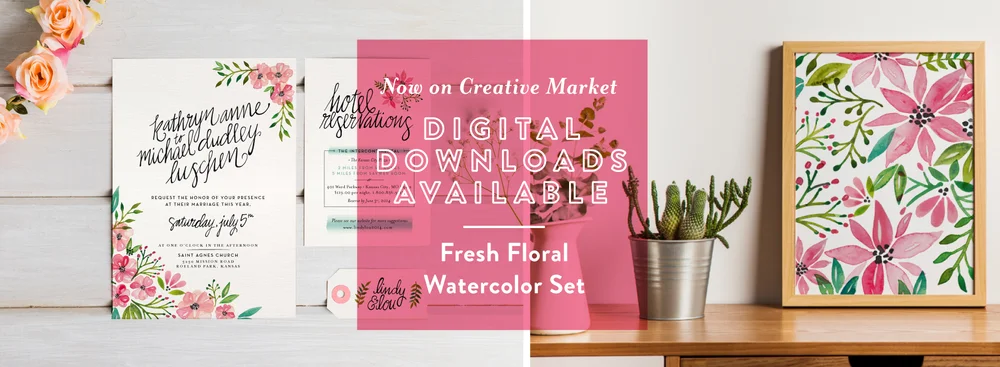 Fresh Floral Arrangements by CatCoq Now Available on Creative Market — CatCoq