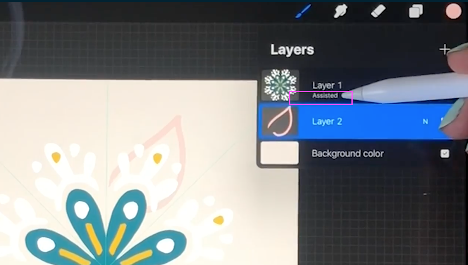 Procreate Tutorial - How to Create Perfectly Symmetrical Illustrations in Procreate — CatCoq