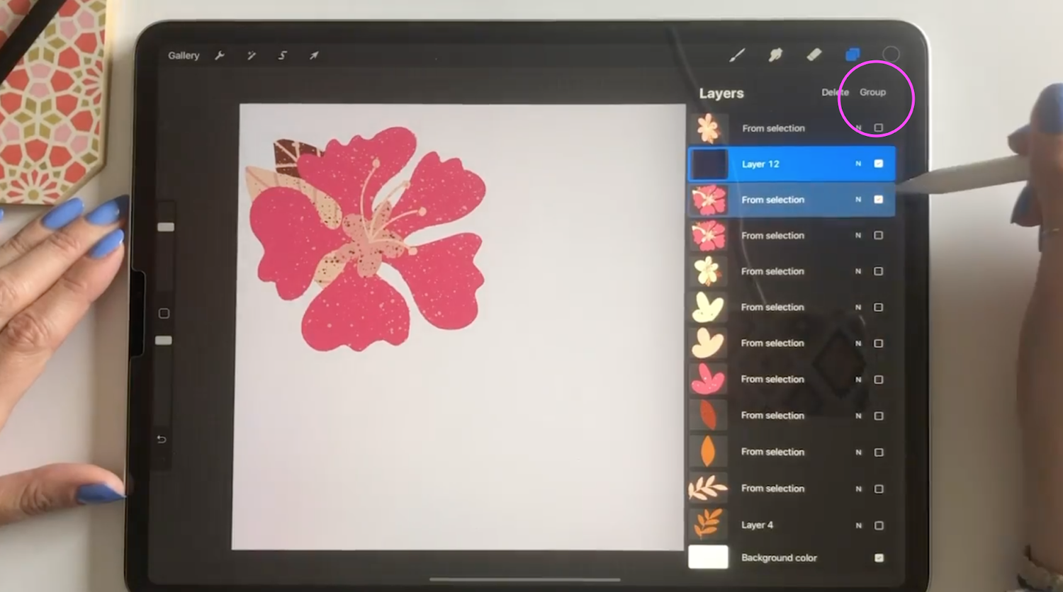 How to Make a Seamless Pattern in Procreate — CatCoq