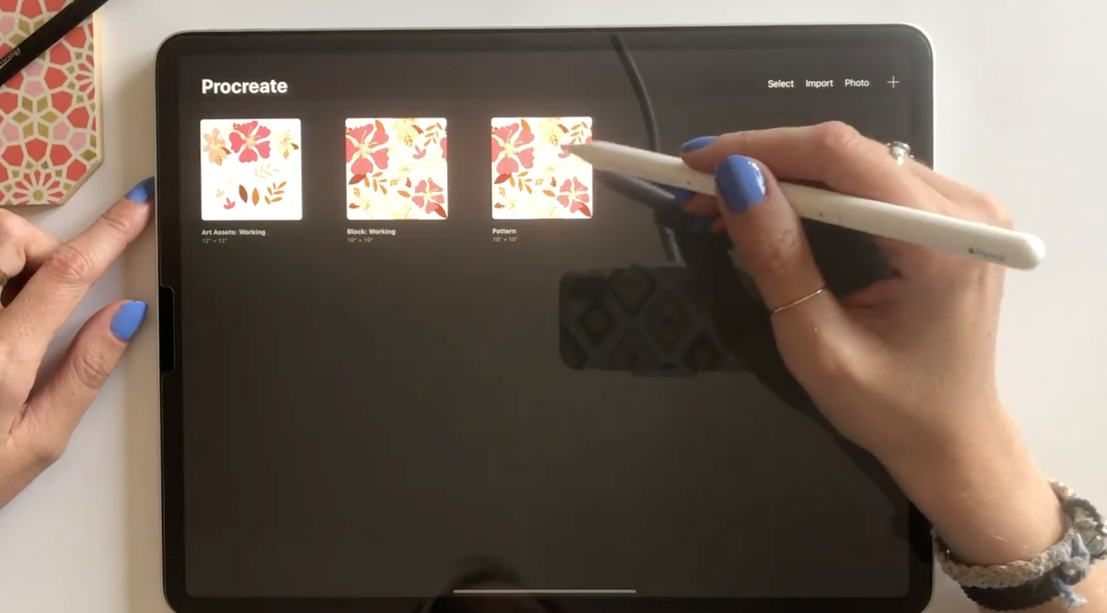 How to Make a Seamless Pattern in Procreate — CatCoq