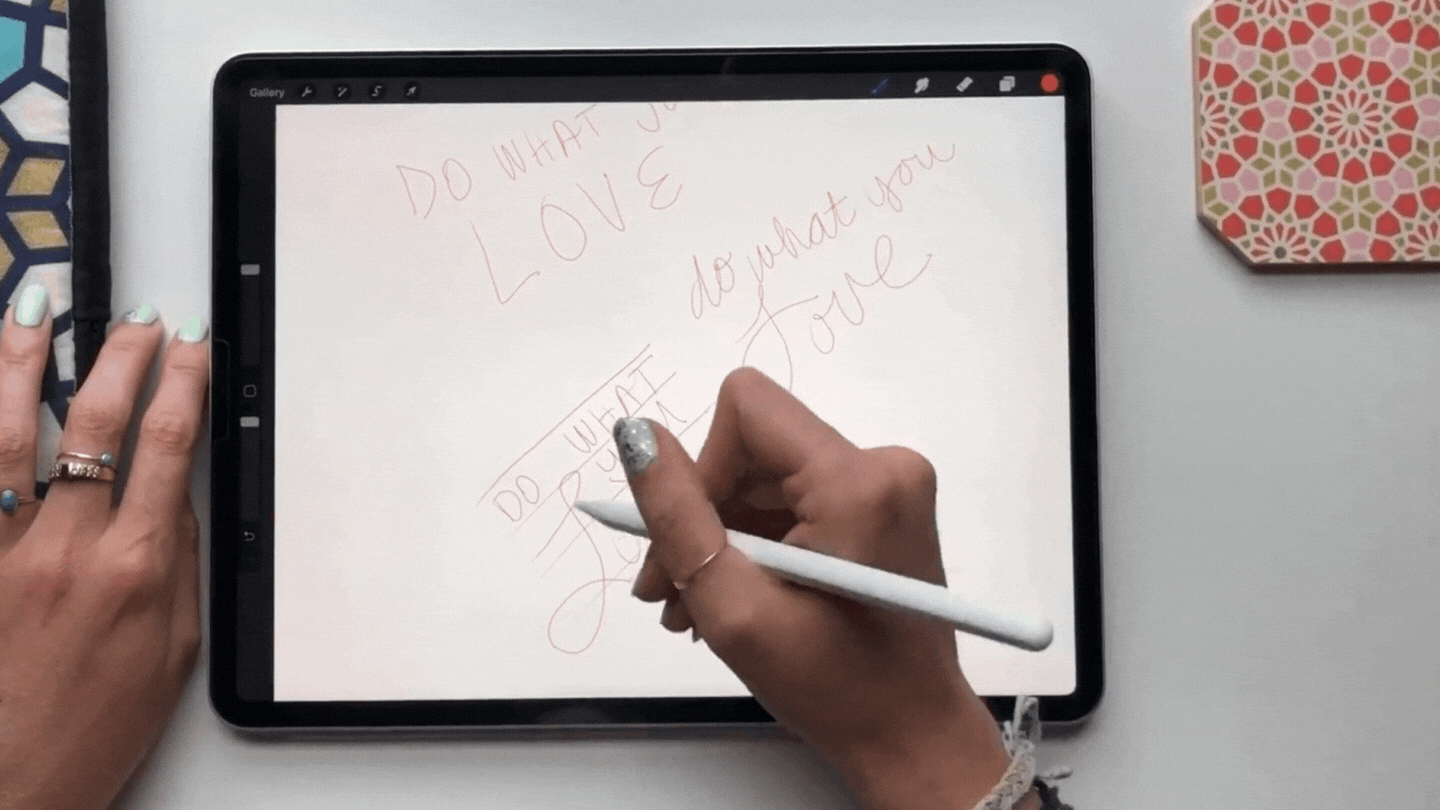 The Guide To Hand Lettering In Procreate Catcoq