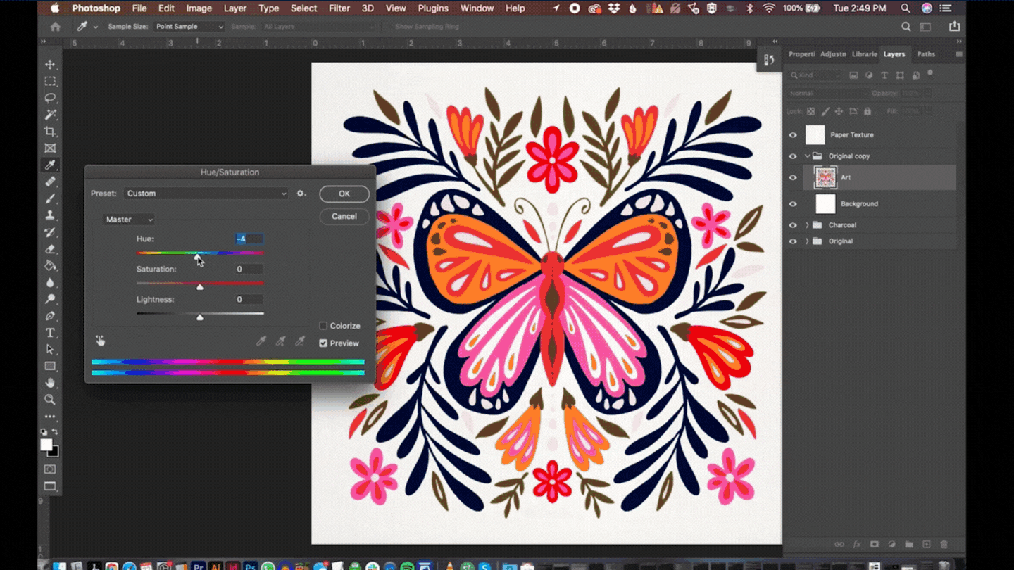 How to Change Colors in Photoshop and Create Multiple Colorways — CatCoq