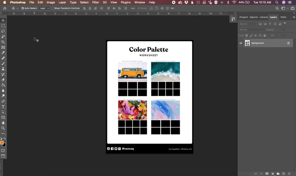 How to Make a Color Palette in Photoshop — CatCoq