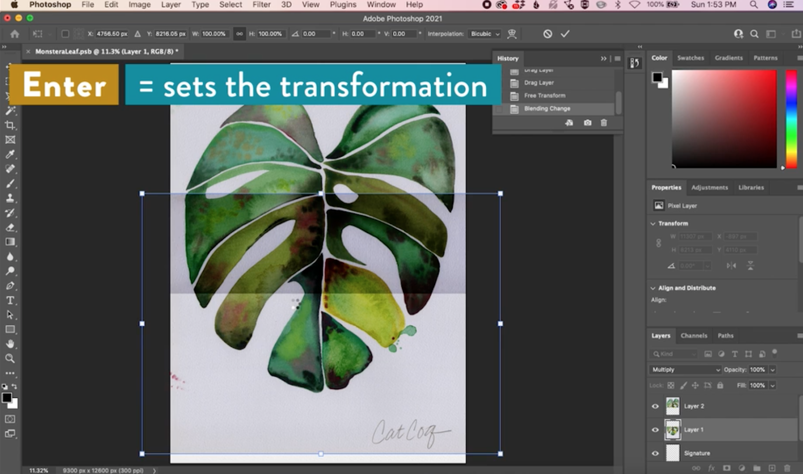 Digitizing Artwork: How to Fuse Two Scans Together in Photoshop — CatCoq
