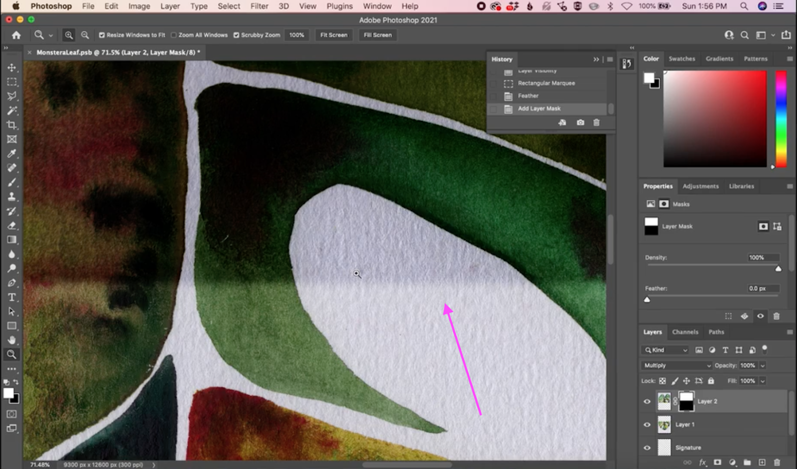Digitizing Artwork: How to Fuse Two Scans Together in Photoshop — CatCoq