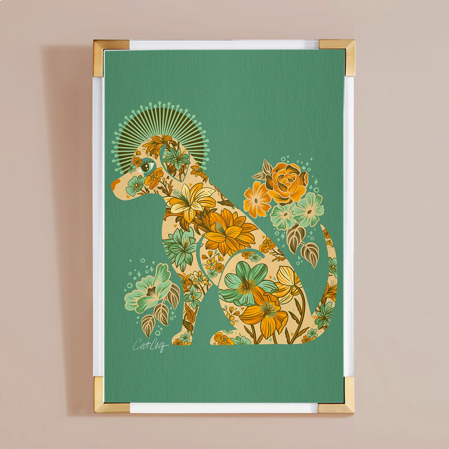 Floral Animal Silhouettes in Procreate — CatCoq