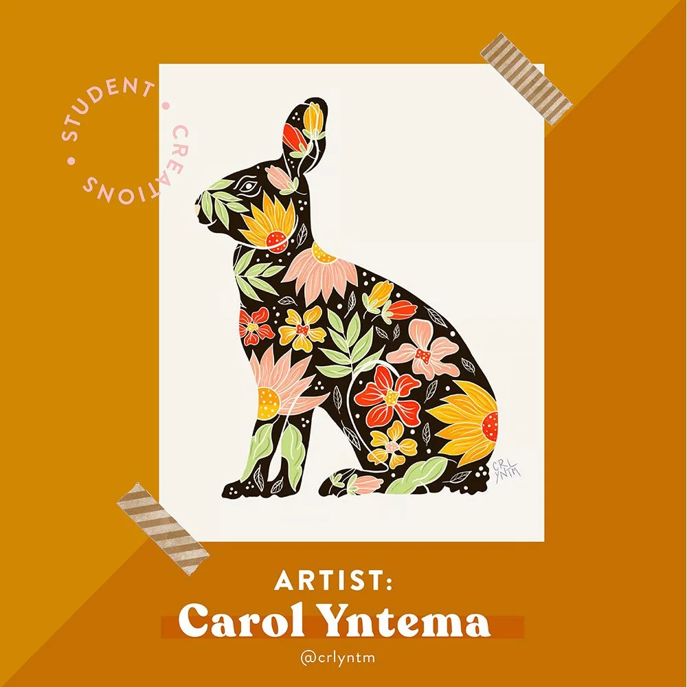 Floral Animal Silhouettes in Procreate — CatCoq