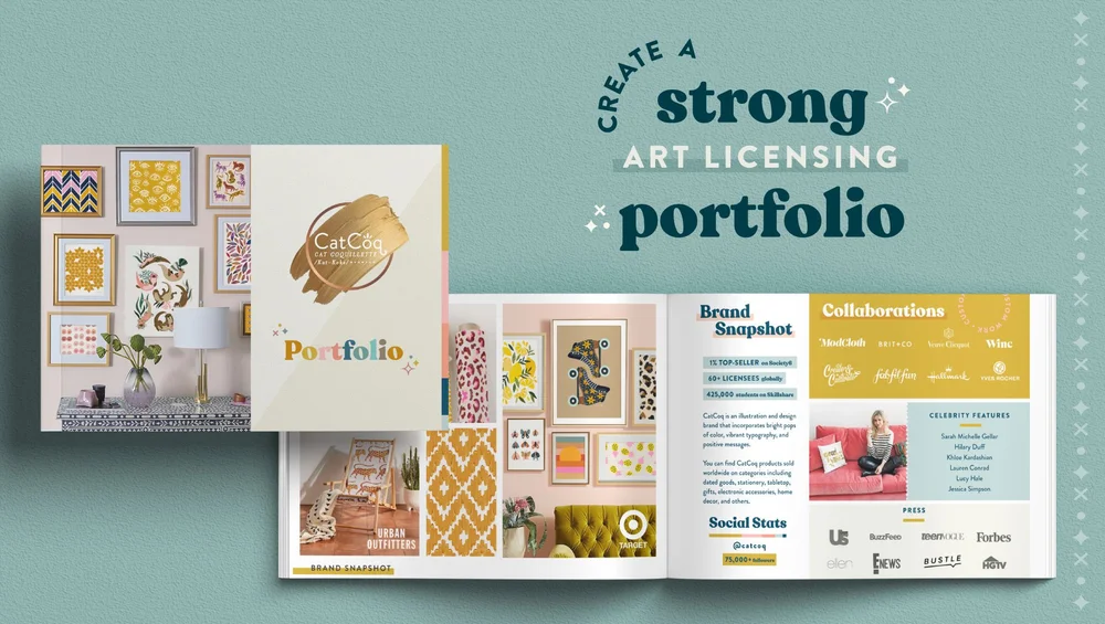 Create a Strong Art Licensing Portfolio — CatCoq