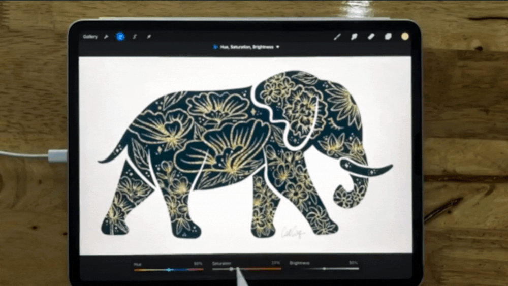 How to Add Metallic Textures in Procreate — CatCoq