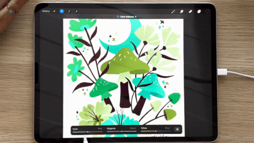 How To Quickly Adjust The Color Of Your Illustrations In Procreate — Catcoq