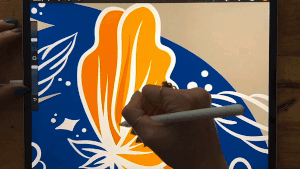 Floral Animal Silhouettes in Procreate — CatCoq