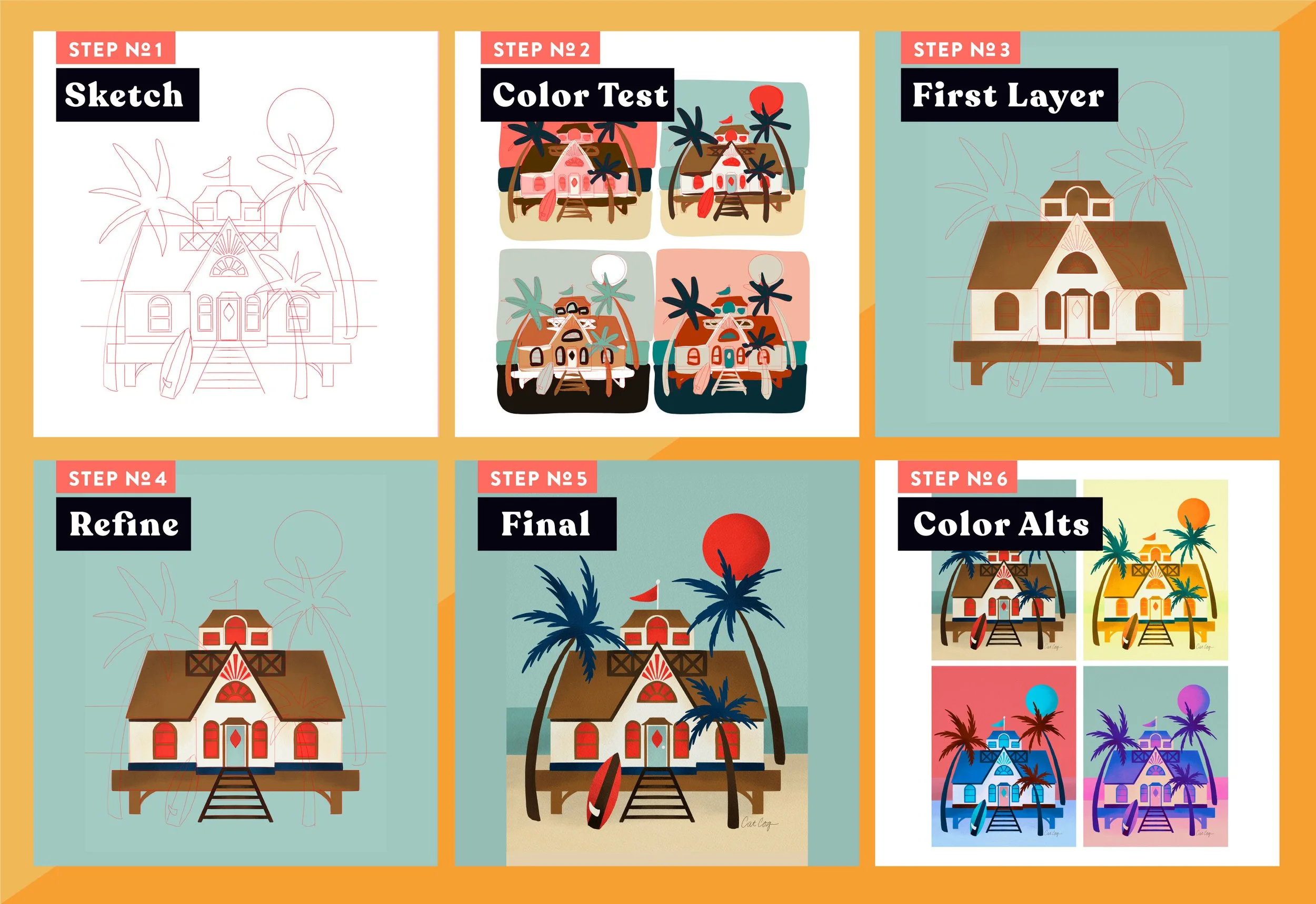 Draw Your Dream Home in Procreate — CatCoq