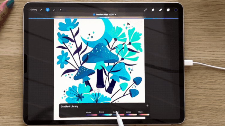How To Quickly Adjust The Color Of Your Illustrations In Procreate — Catcoq