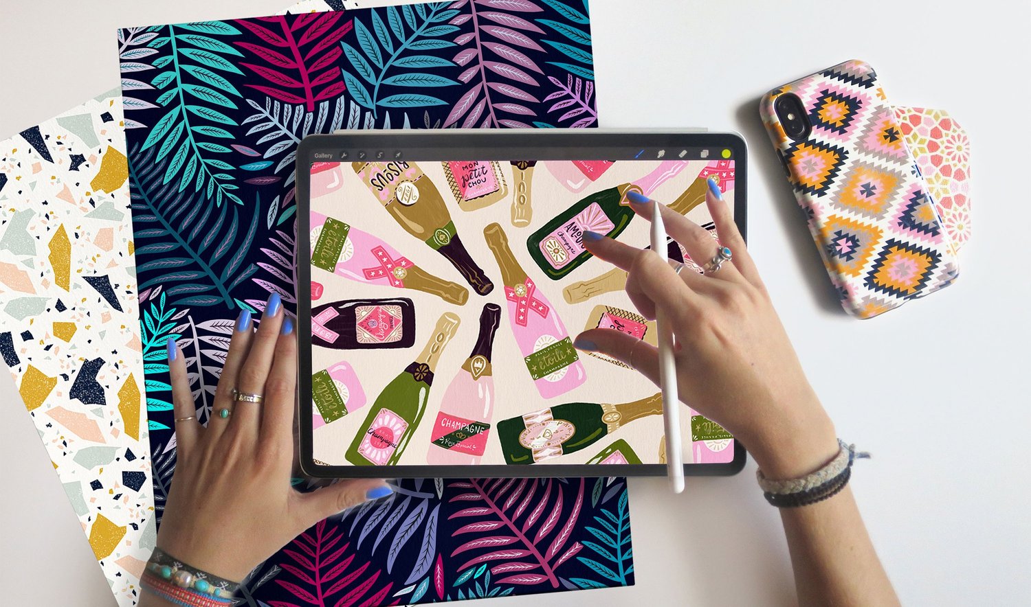 Seamless Patterns in Procreate — CatCoq