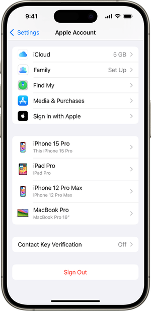 ISITZEN — Sign out of iCloud on your devices