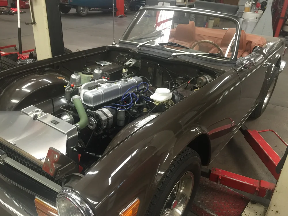 Triumph Tr6 V8 Swap