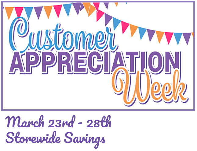 Customer Appreciation Week — Chestnut Ridge Sewing