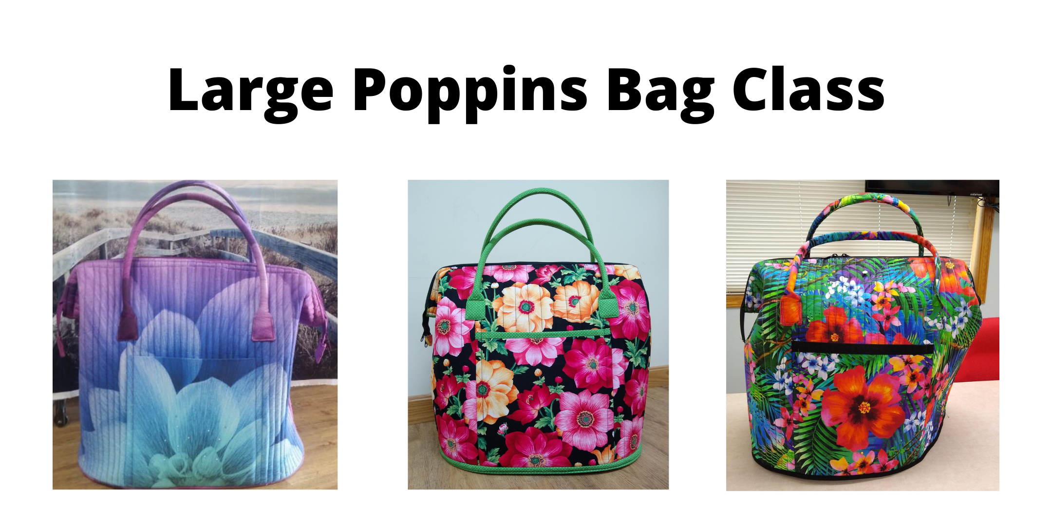 Aunties Two LARGE Poppins Bag- BERNINA