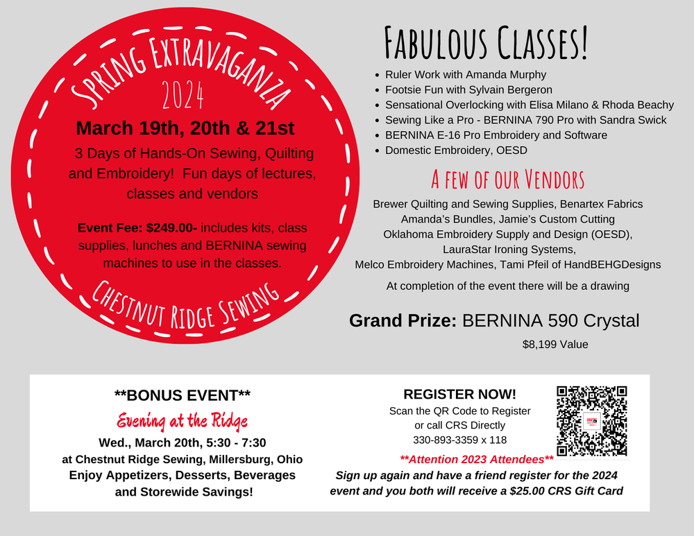 Spring Extravaganza - BERNINA