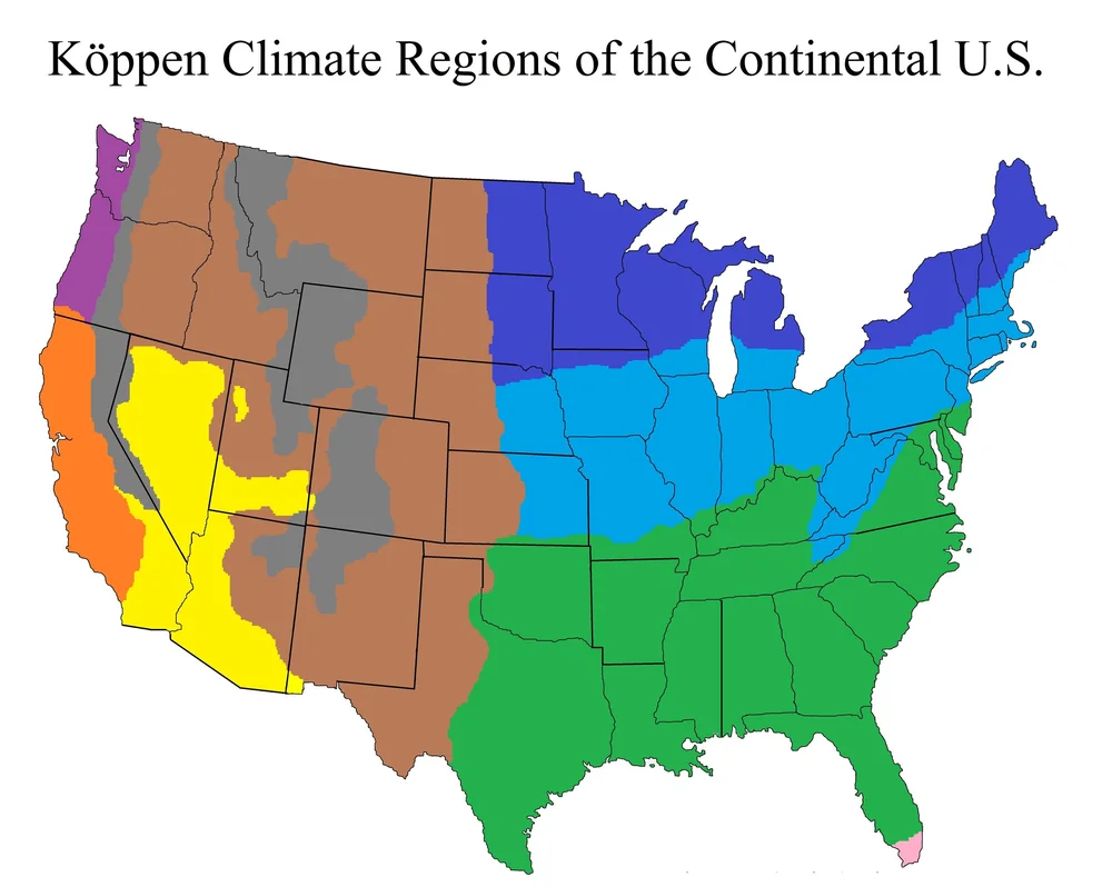 Climate Zone Map — American Rose Trials for Sustainability®