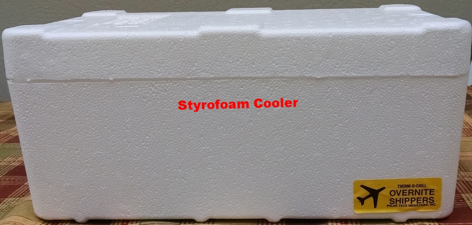 Styrofoam Cooler Box — North Country Cheese