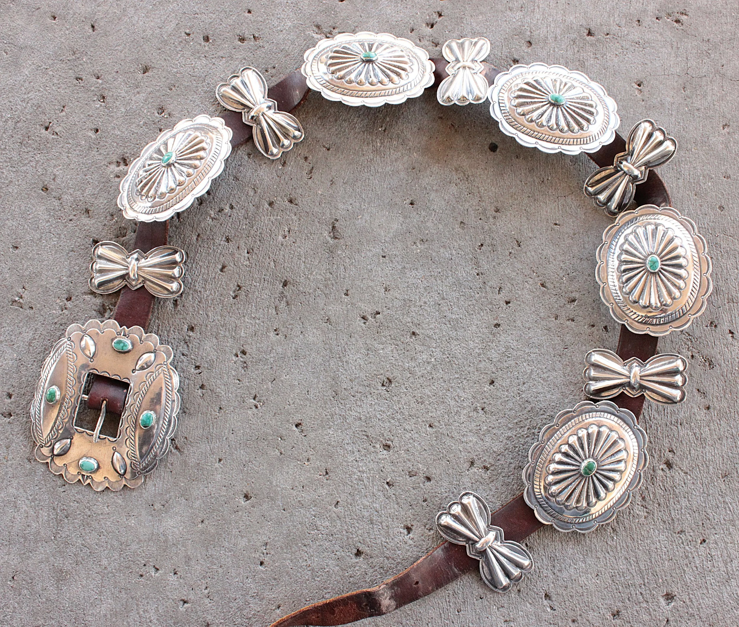 Concha belts — Bahti Indian Arts