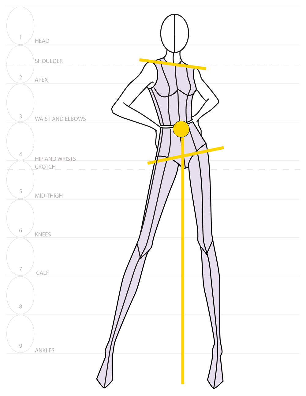 Drawing Fashion Figures—Day 7: How to Draw this Pose — amiko simonetti