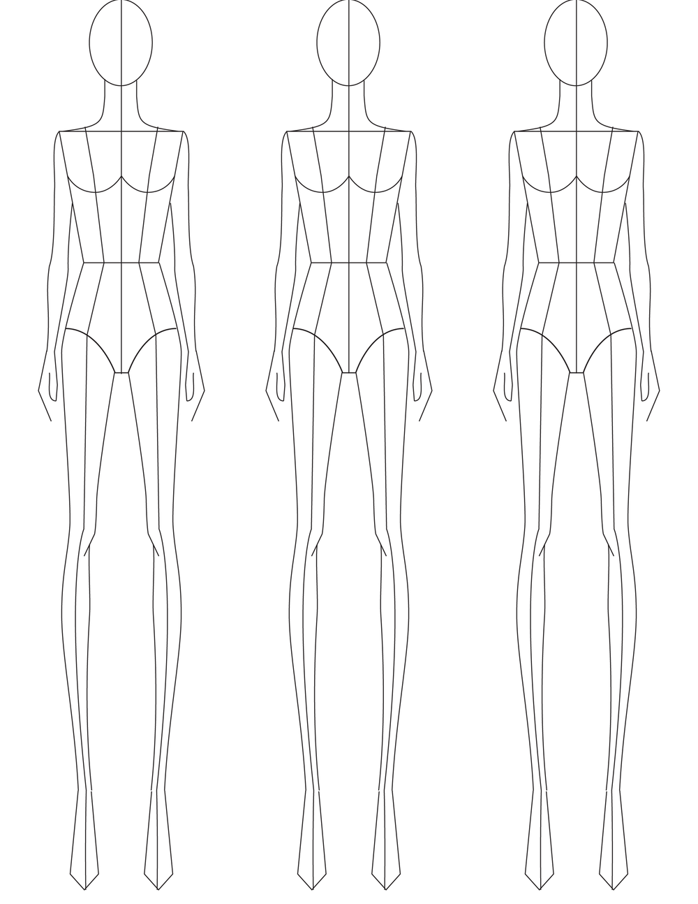 Basic Fashion Design Templates