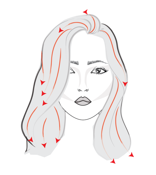 3 Step Tutorial: How to Draw Hair for Fashion Illustration — amiko ...