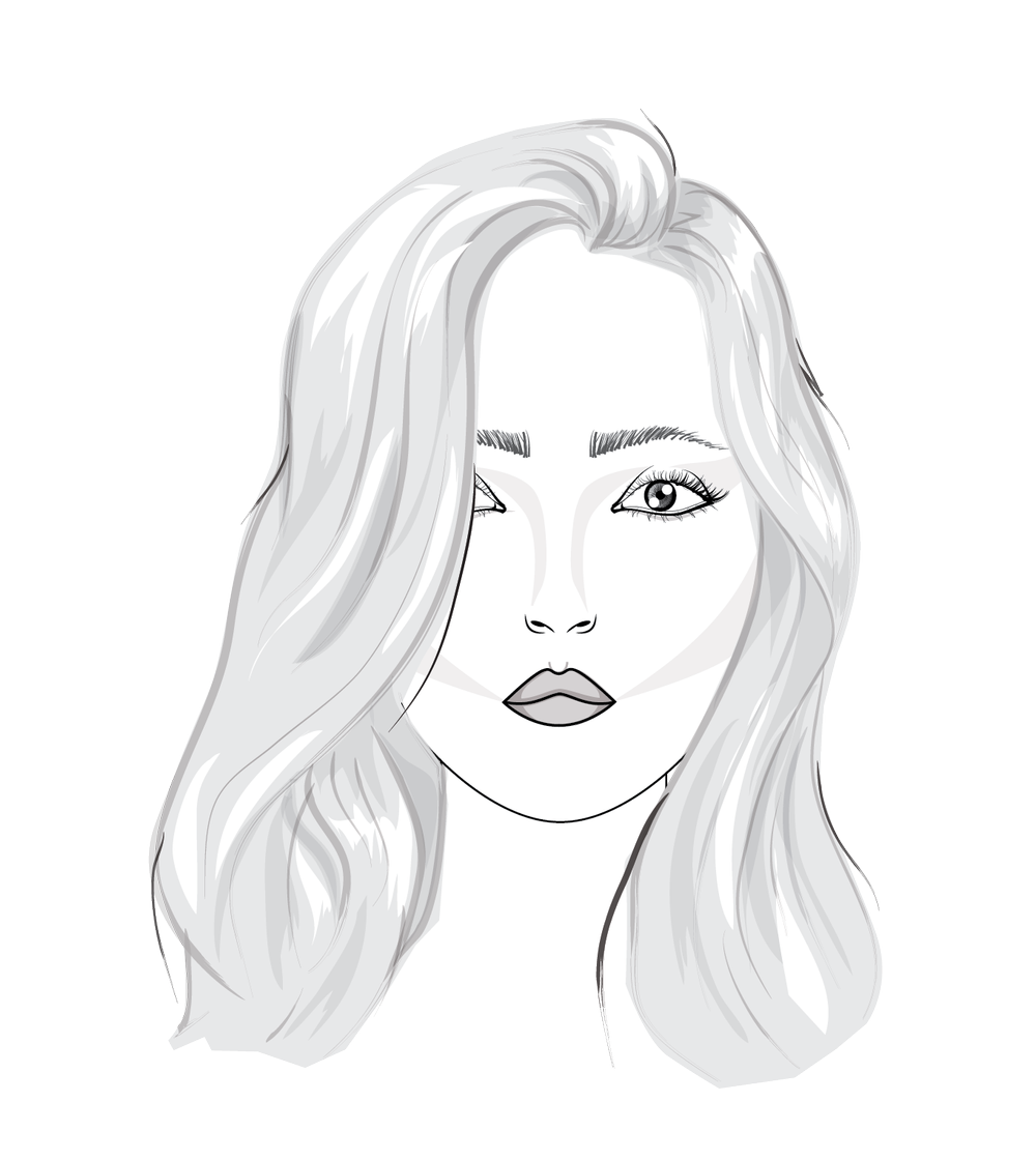 3 Step Tutorial: How to Draw Hair for Fashion Illustration — amiko ...